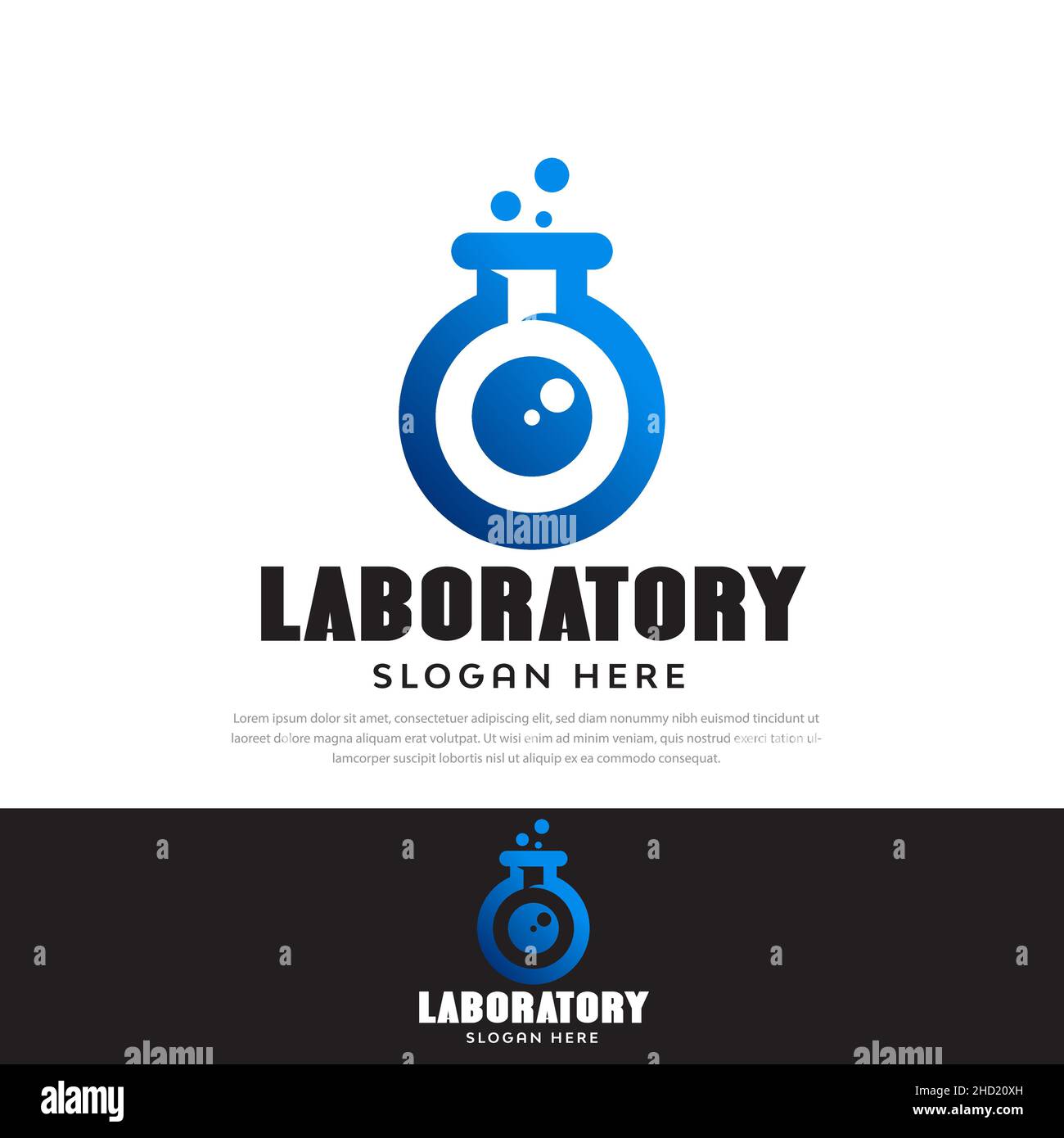Simple Lab logo like letter O and masculine liquid bubble, modern ...