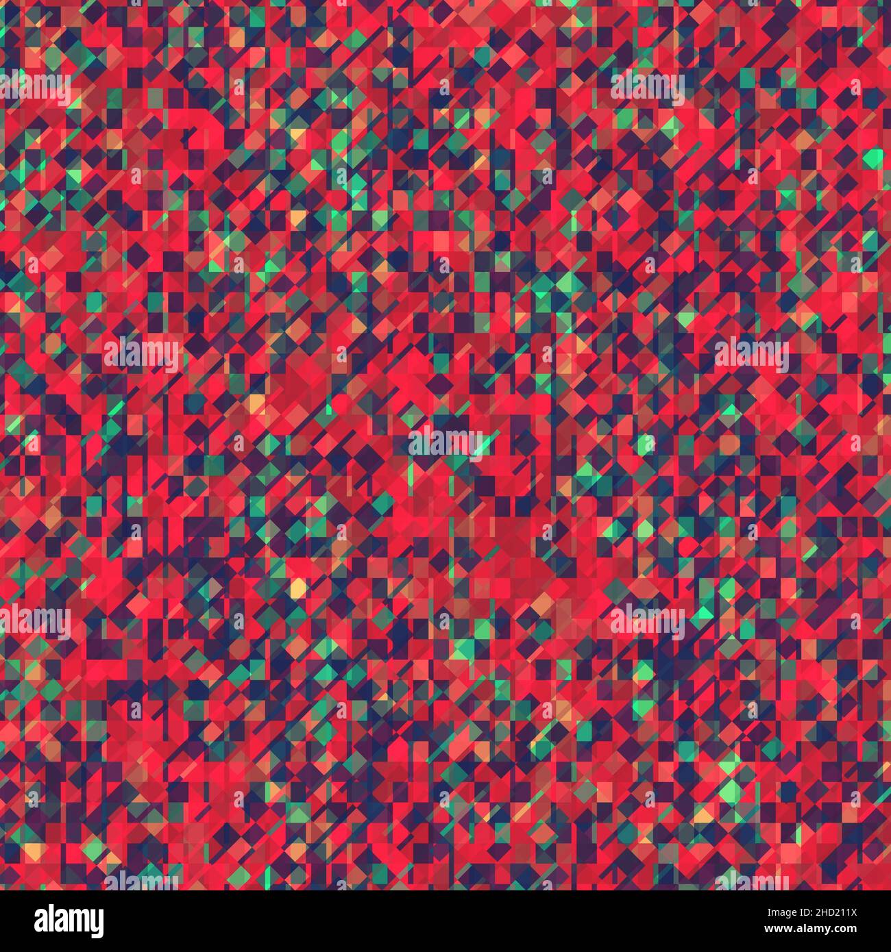 Red pixel texture art abstract graphic background Stock Photo - Alamy