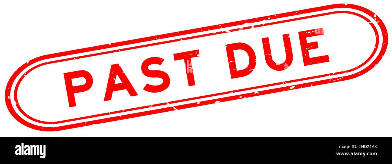 Past due stamp Stock Vector Images - Alamy