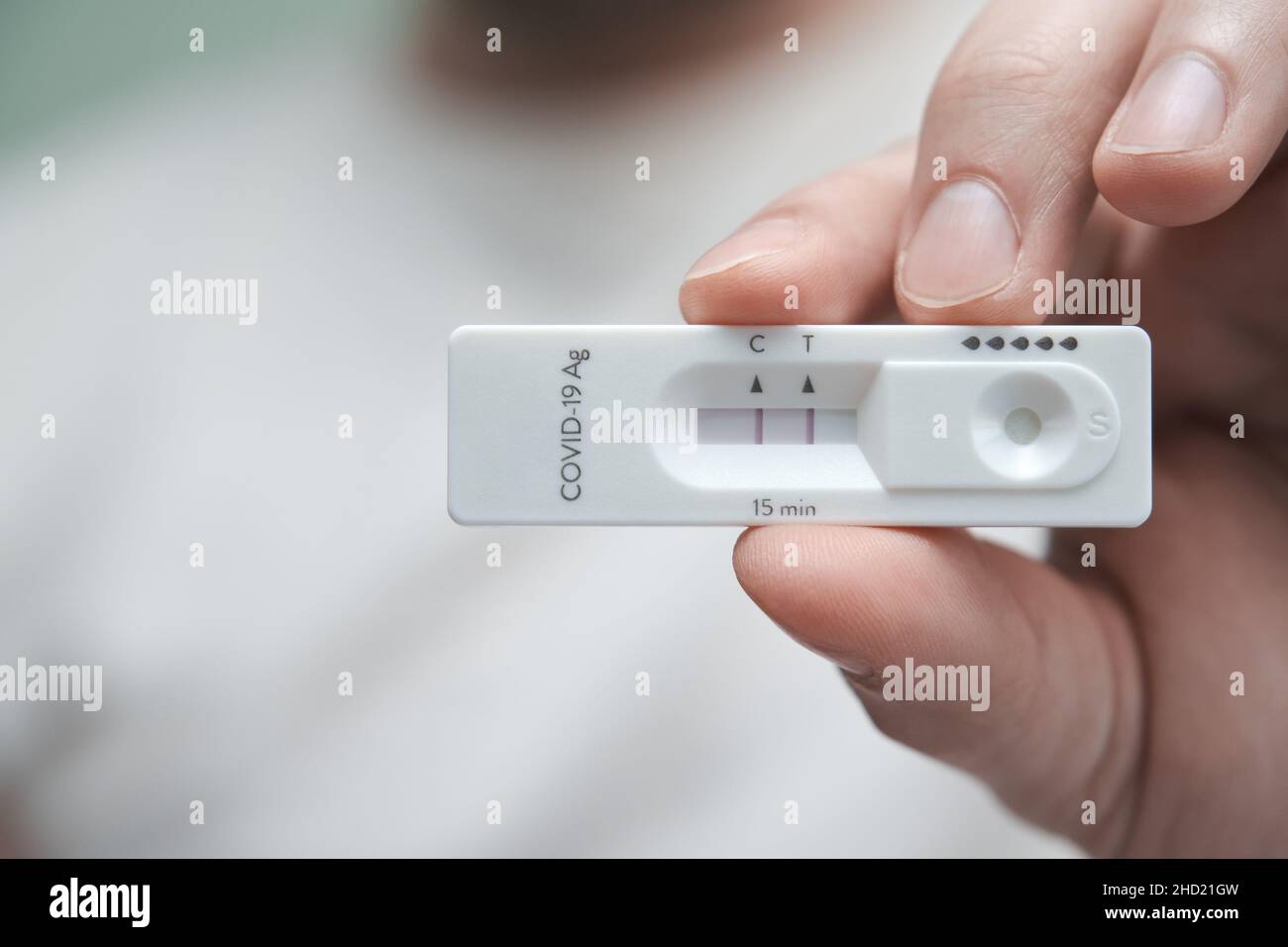 Positive antigen test hi-res stock photography and images - Alamy