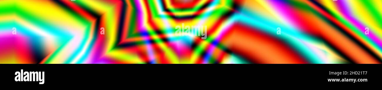 Crazy colorful widescreen artistic illustration backdrop Stock Photo ...