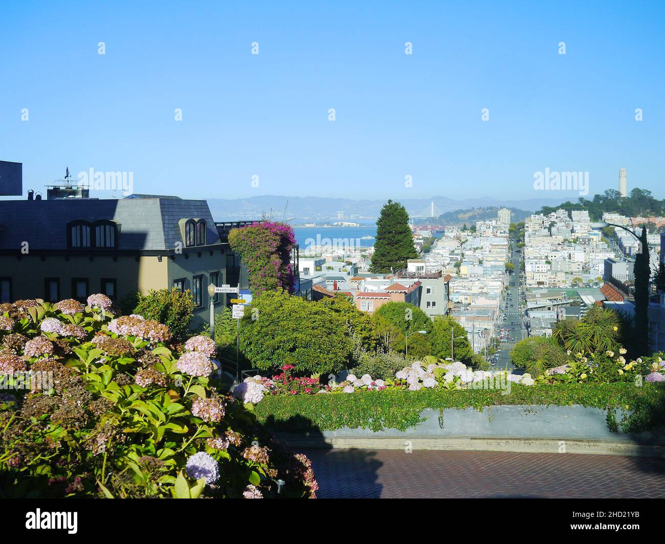 Long street in san hi-res stock photography and images - Alamy