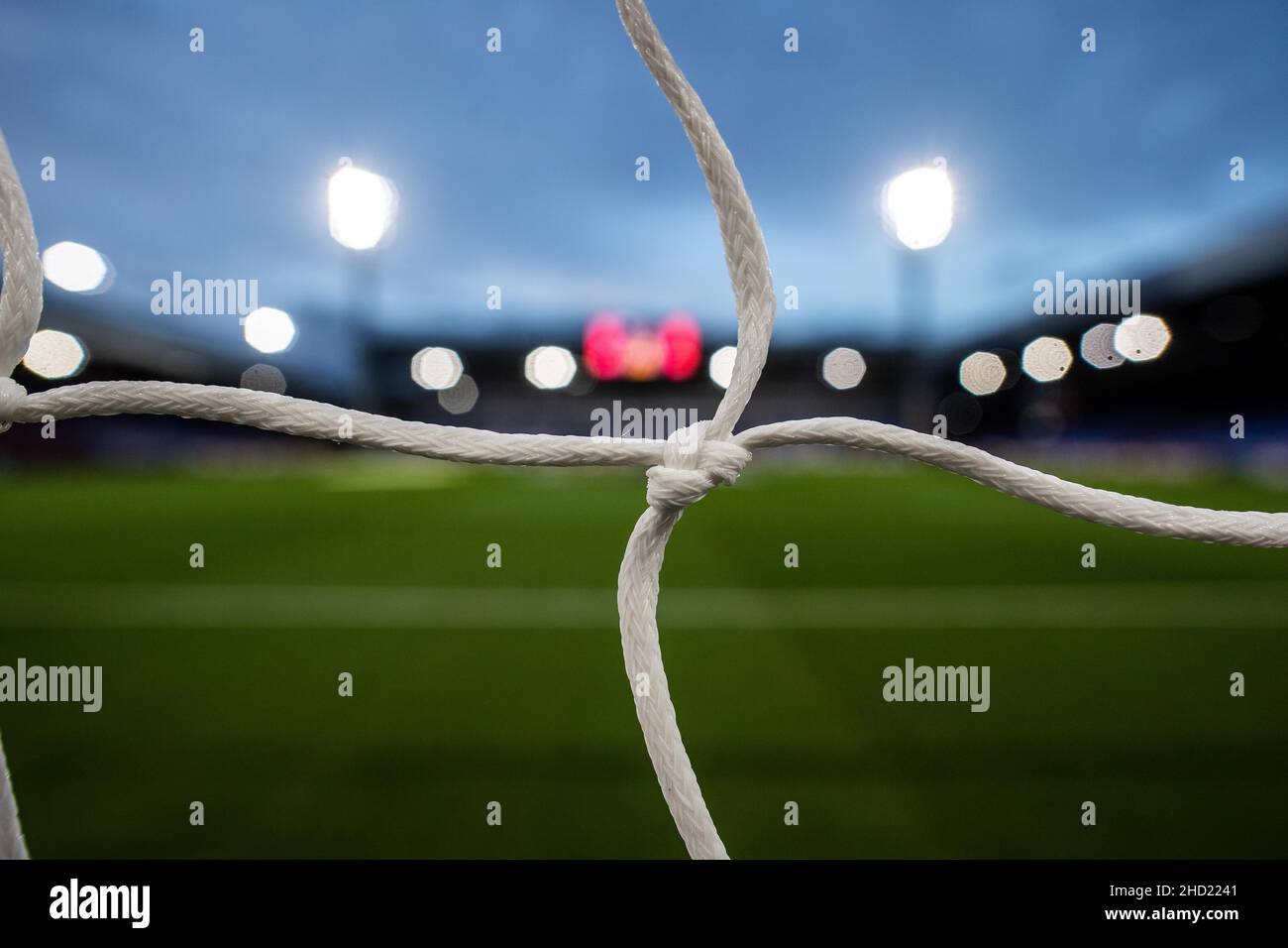 Football in net general hi-res stock photography and images - Alamy