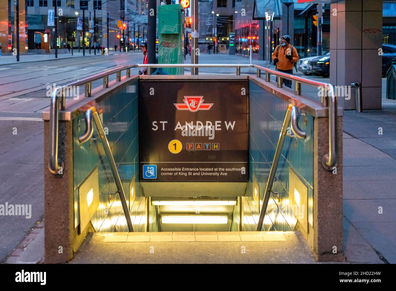 St andrew subway station hi-res stock photography and images - Alamy