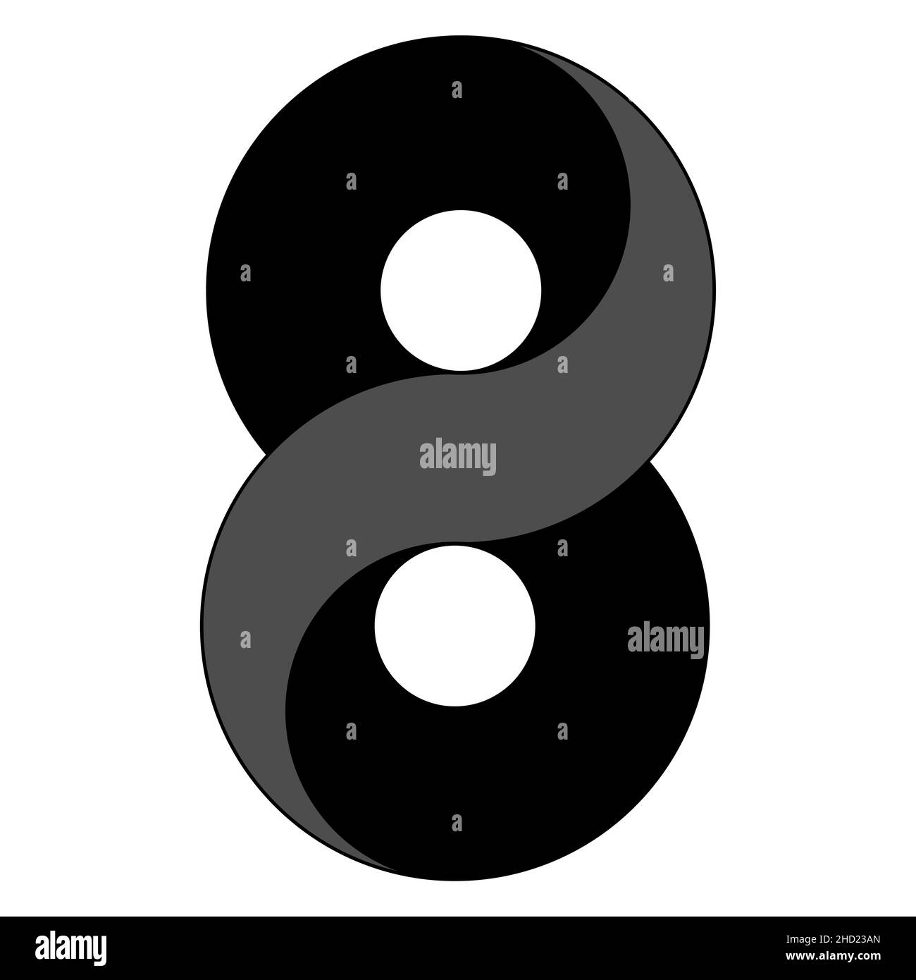 Infinity Symbol Black and White Stock Photos & Images - Alamy