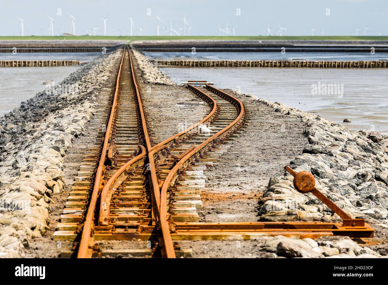 Perspective view railway path hi-res stock photography and images - Alamy