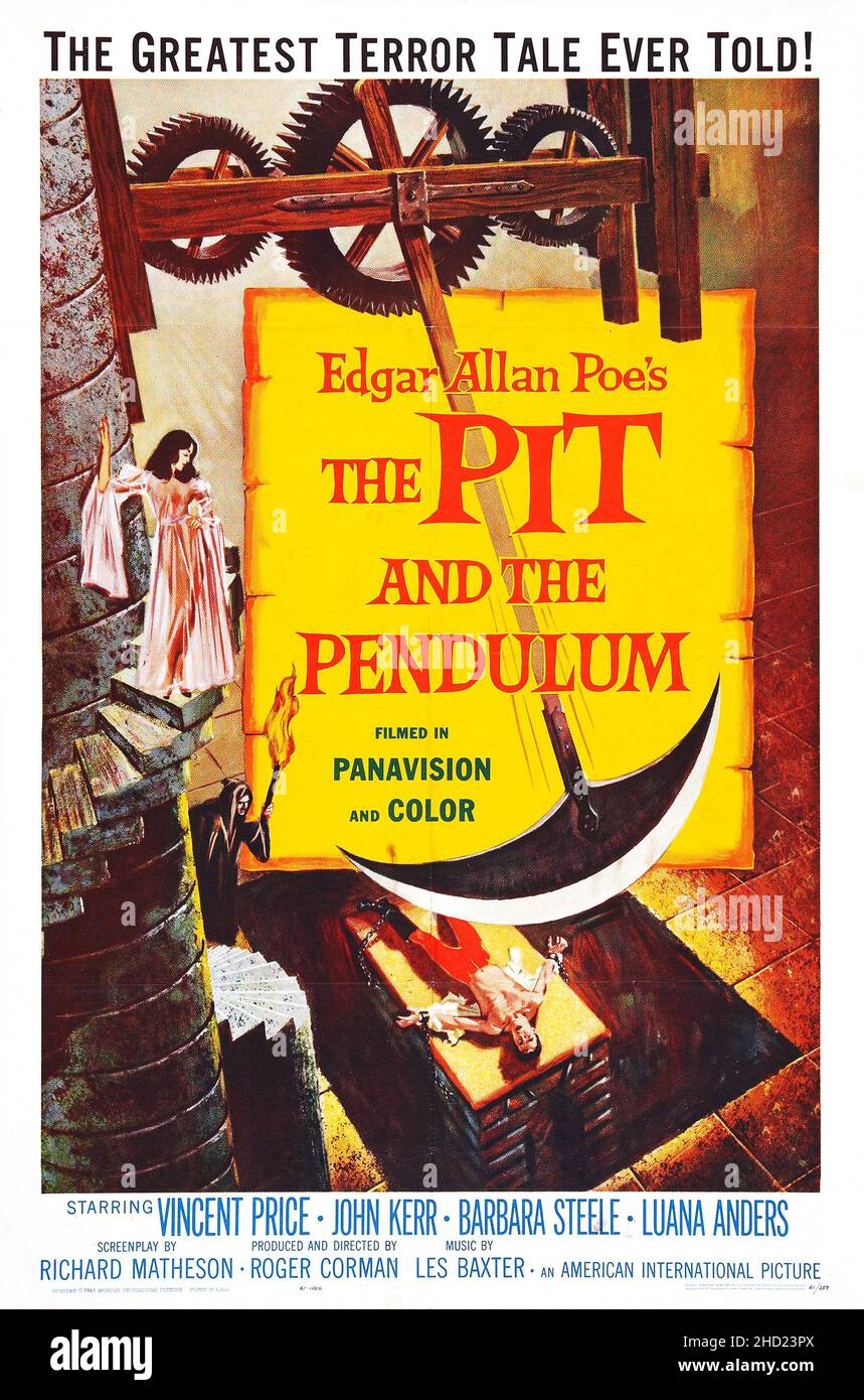 Edgar Allan Poe - The Pit and the Pendulum (1961 film) vintage movie ...