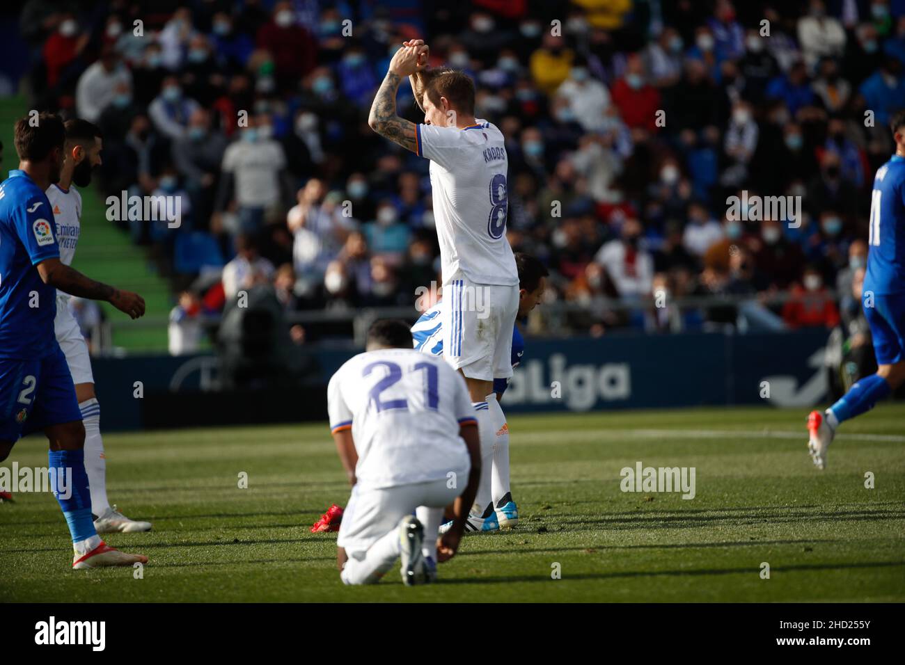 Madrid, Spain. 02nd Jan, 2022. Toni Kroos of Real Madrid during the La ...