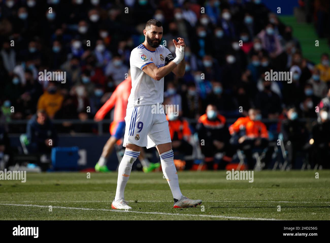 Madrid, Spain. 02nd Jan, 2022. Karim Benzema of Real Madrid during the ...