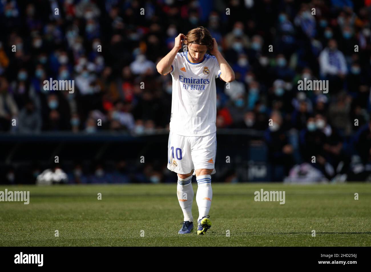 Madrid, Spain. 02nd Jan, 2022. Luka Modric of Real Madrid during the La ...