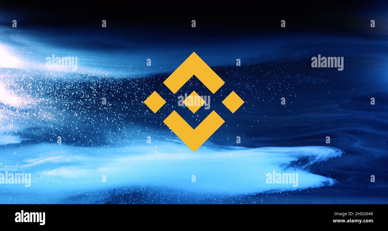 Binance Coin Cryptocurrency. BNB coin growth chart on the exchange ...