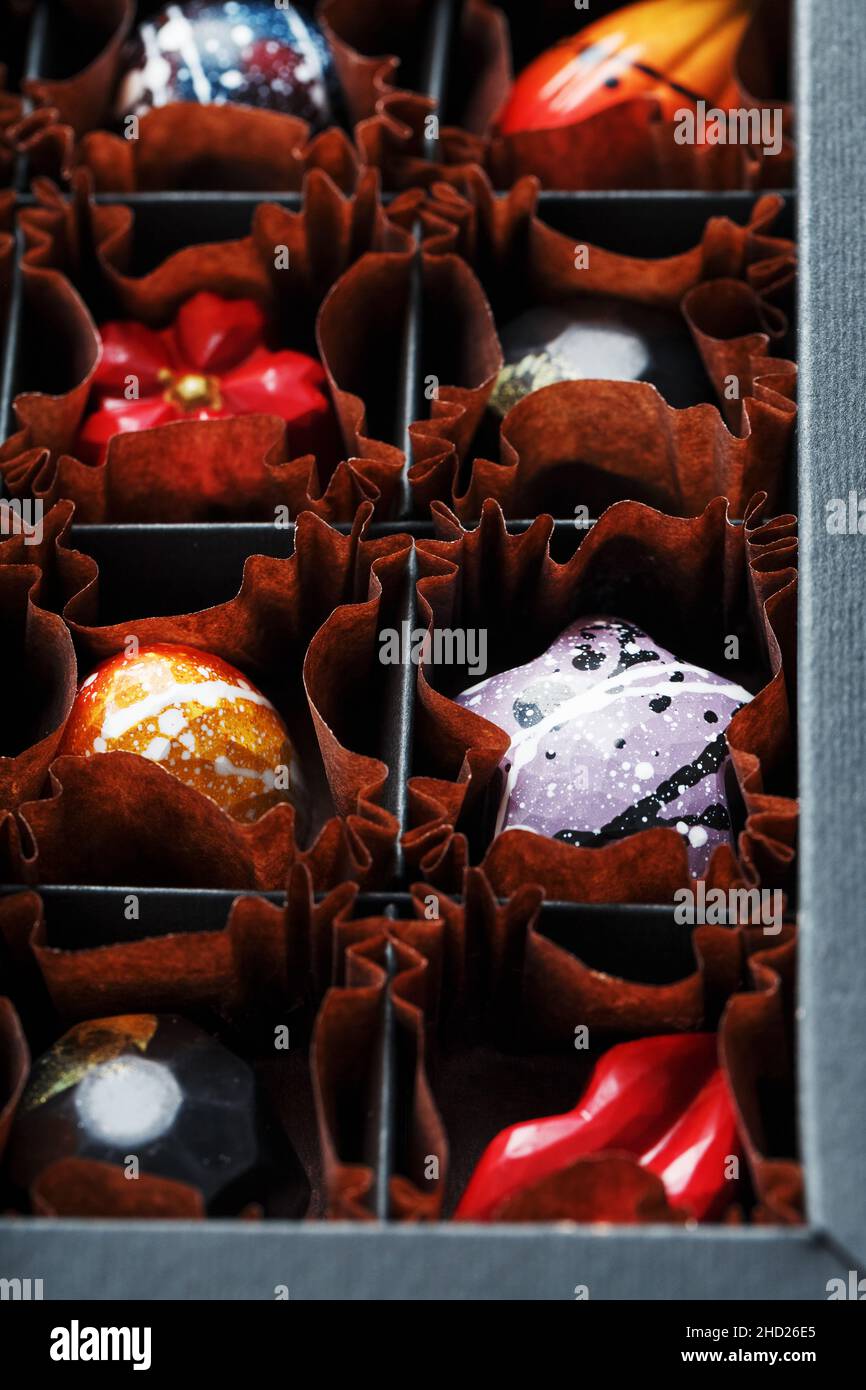 Swiss chocolates assorted in hi-res stock photography and images - Alamy