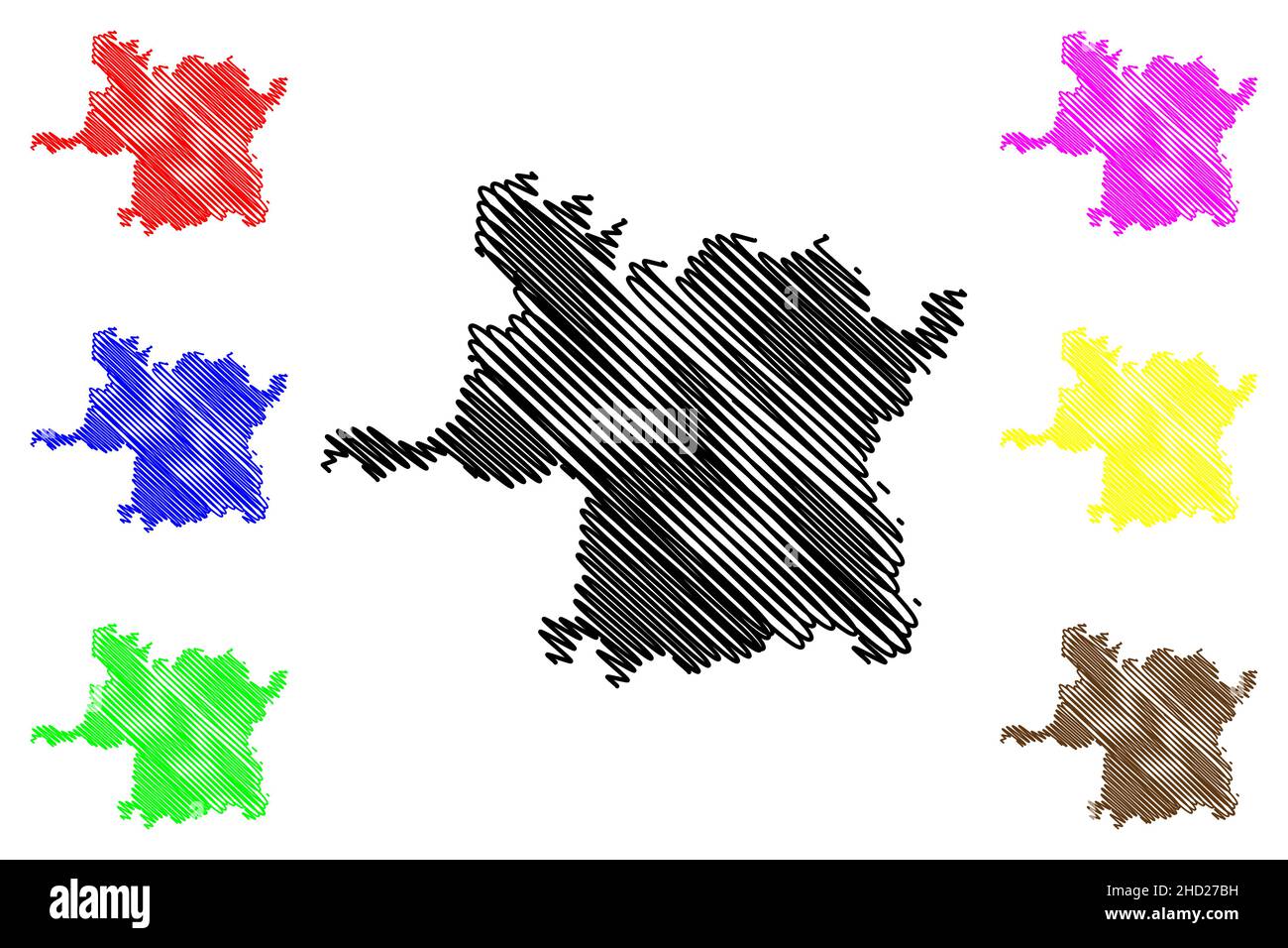 Sheikhpura district (Bihar State, Munger division, Republic of India ...