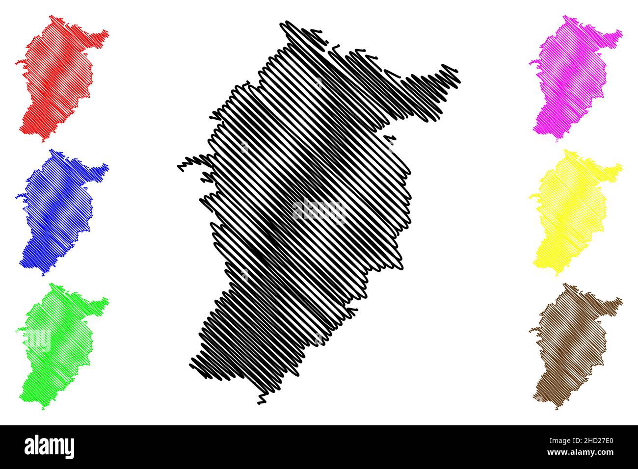 Seoni district (Madhya Pradesh State, Jabalpur division, Republic of ...