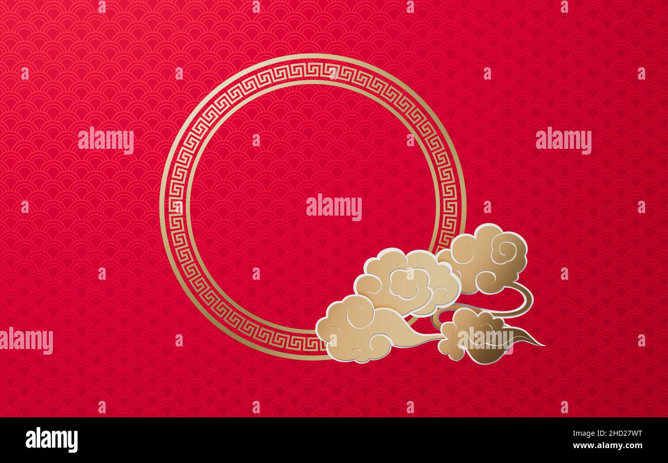 Chinese style wallpaper and background, 3d rendering. Computer digital ...