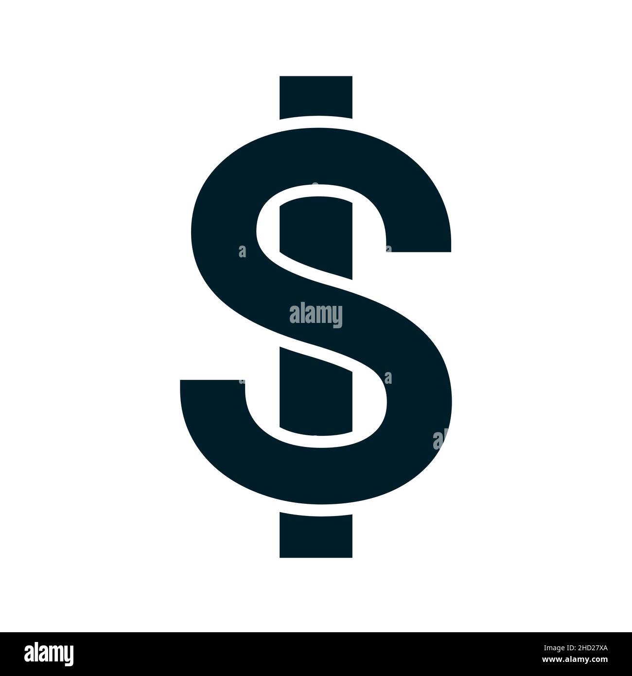 Dollar sign icon. Vector object Stock Vector Image & Art - Alamy