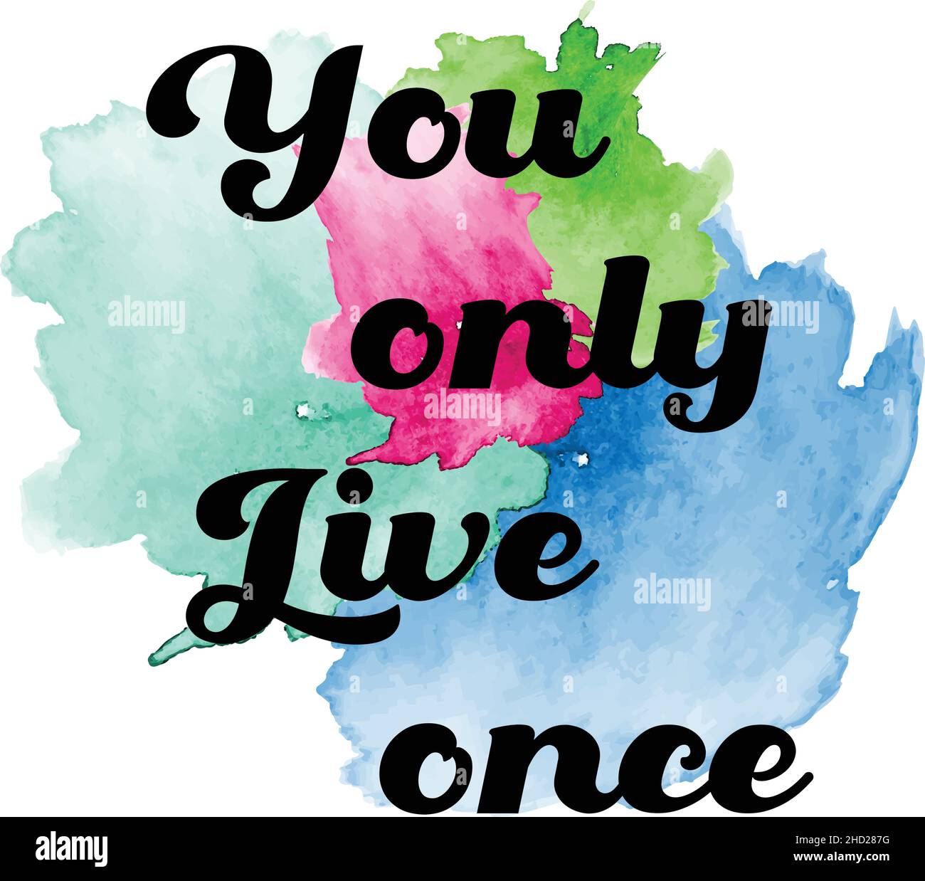 We only live once Cut Out Stock Images & Pictures - Alamy