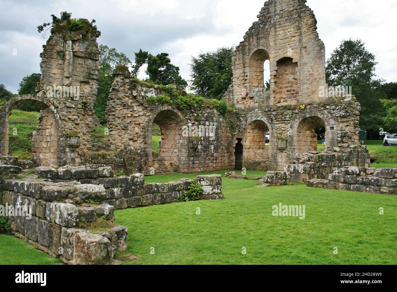 Fountains Abbey - England Stock Photo - Alamy