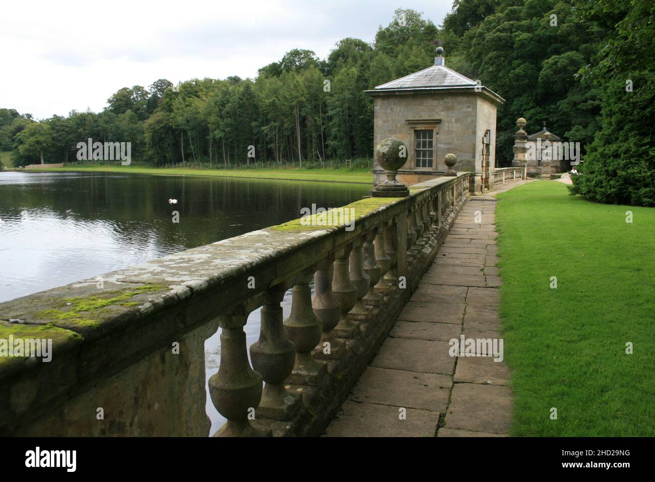 Studley Royal Water Gardens - England Stock Photo - Alamy