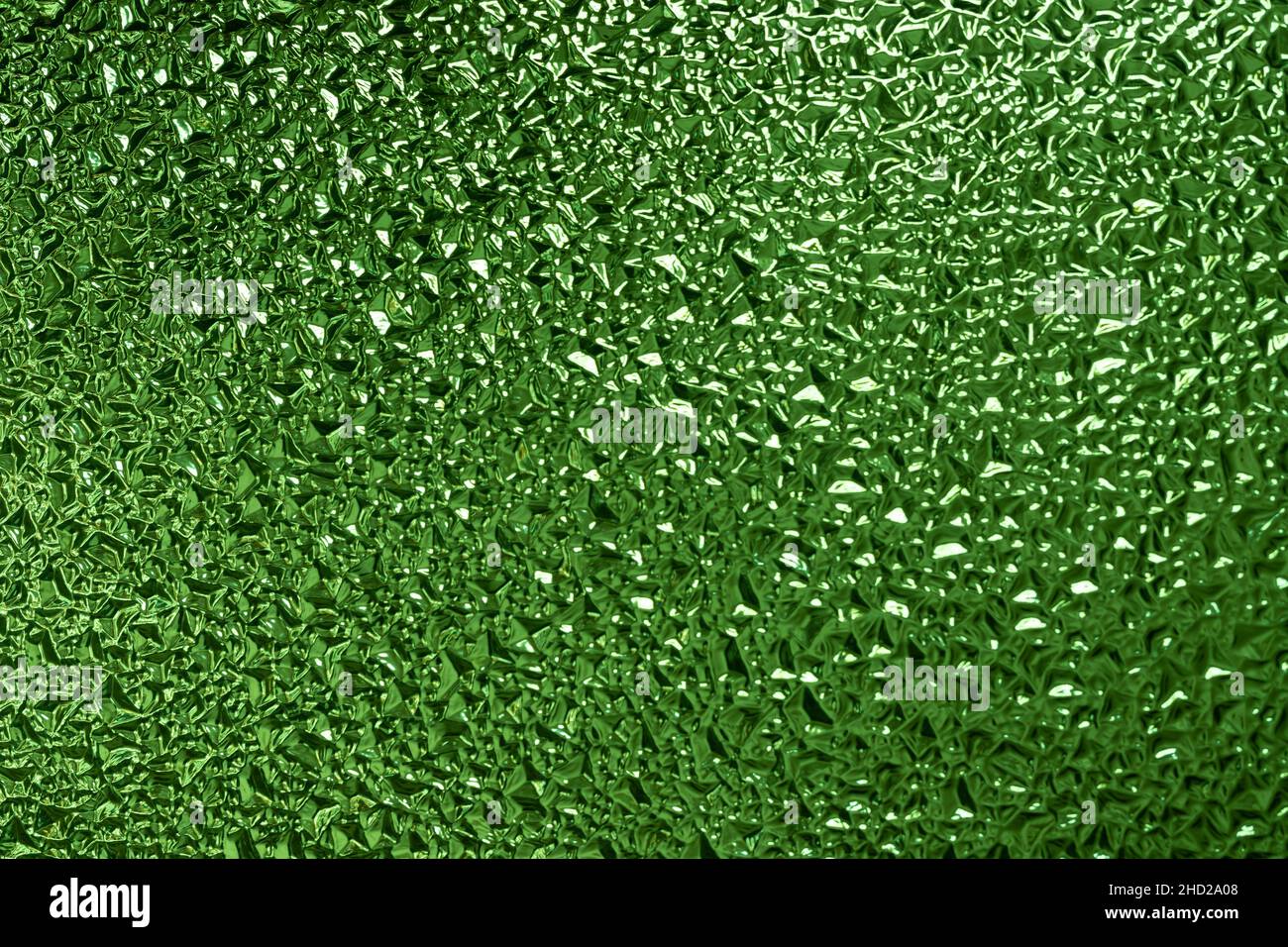 abstract green glass background. water drops effect Stock Photo - Alamy