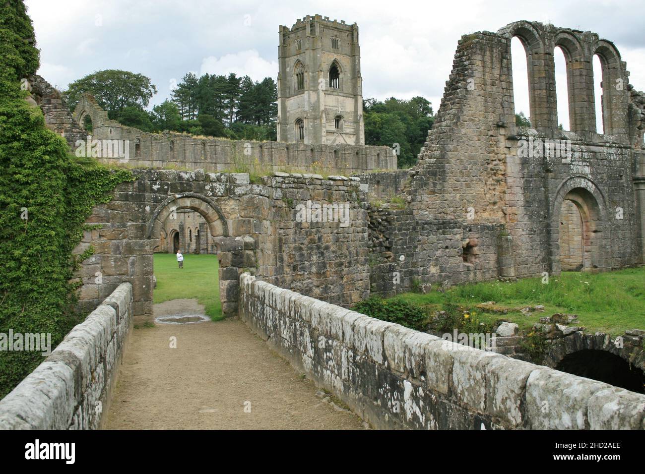 Fountains Abbey - England Stock Photo - Alamy