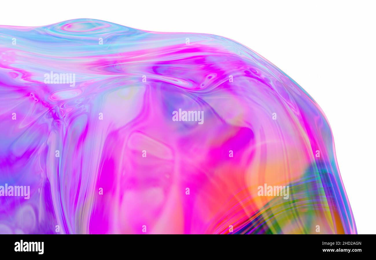 Abstract gradation of glass, 3d rendering. Computer digital drawing ...