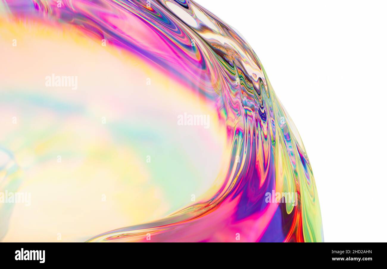 Abstract gradation of glass, 3d rendering. Computer digital drawing ...