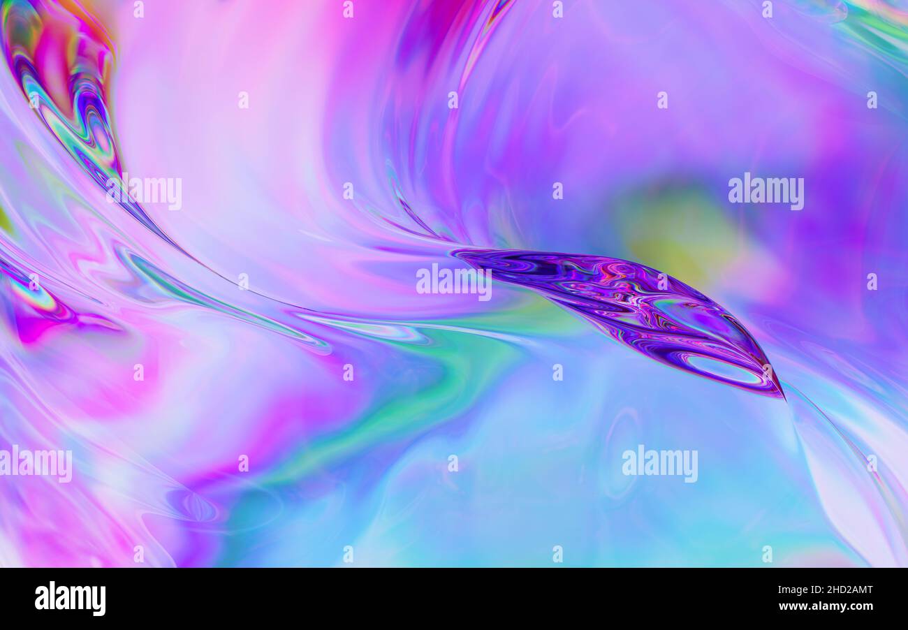 Abstract gradation of glass, 3d rendering. Computer digital drawing ...