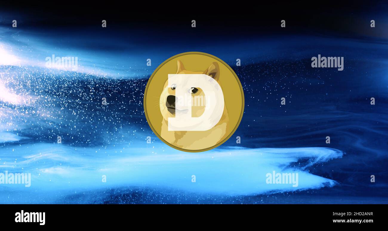 Dogecoin DOGE Cryptocurrency. DOGE coin growth chart on the exchange ...