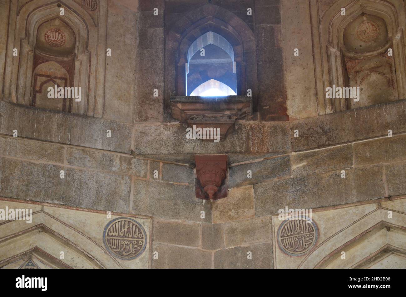 Window inside of Muhammad Shah Sayyid tomb Stock Photo - Alamy