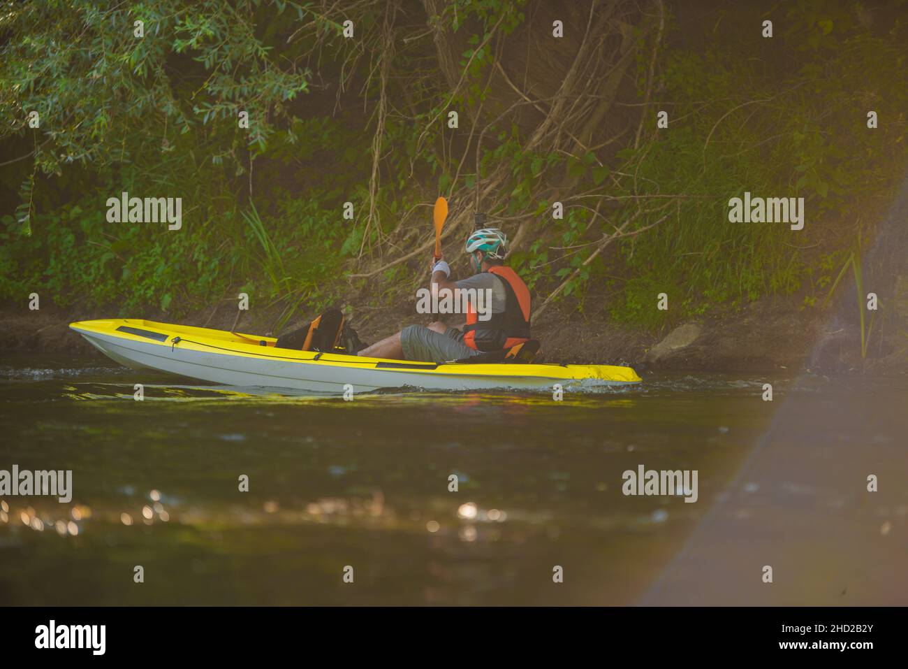 Elderly kayaker hi-res stock photography and images - Alamy