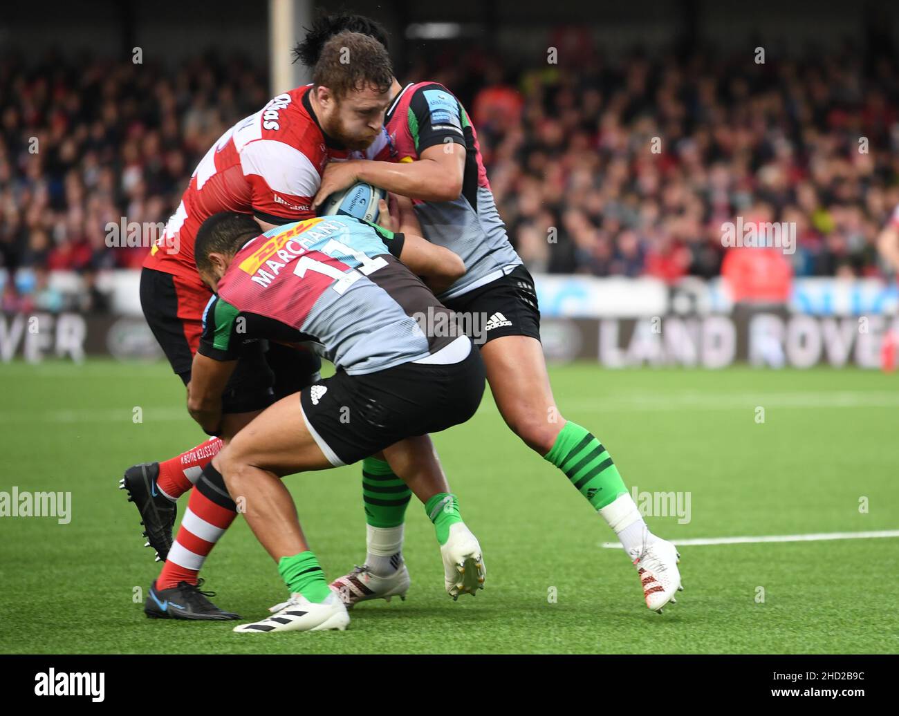 Kingsholm Stadium, Gloucester, UK. 2nd Jan, 2022. Gallaher Premiership ...