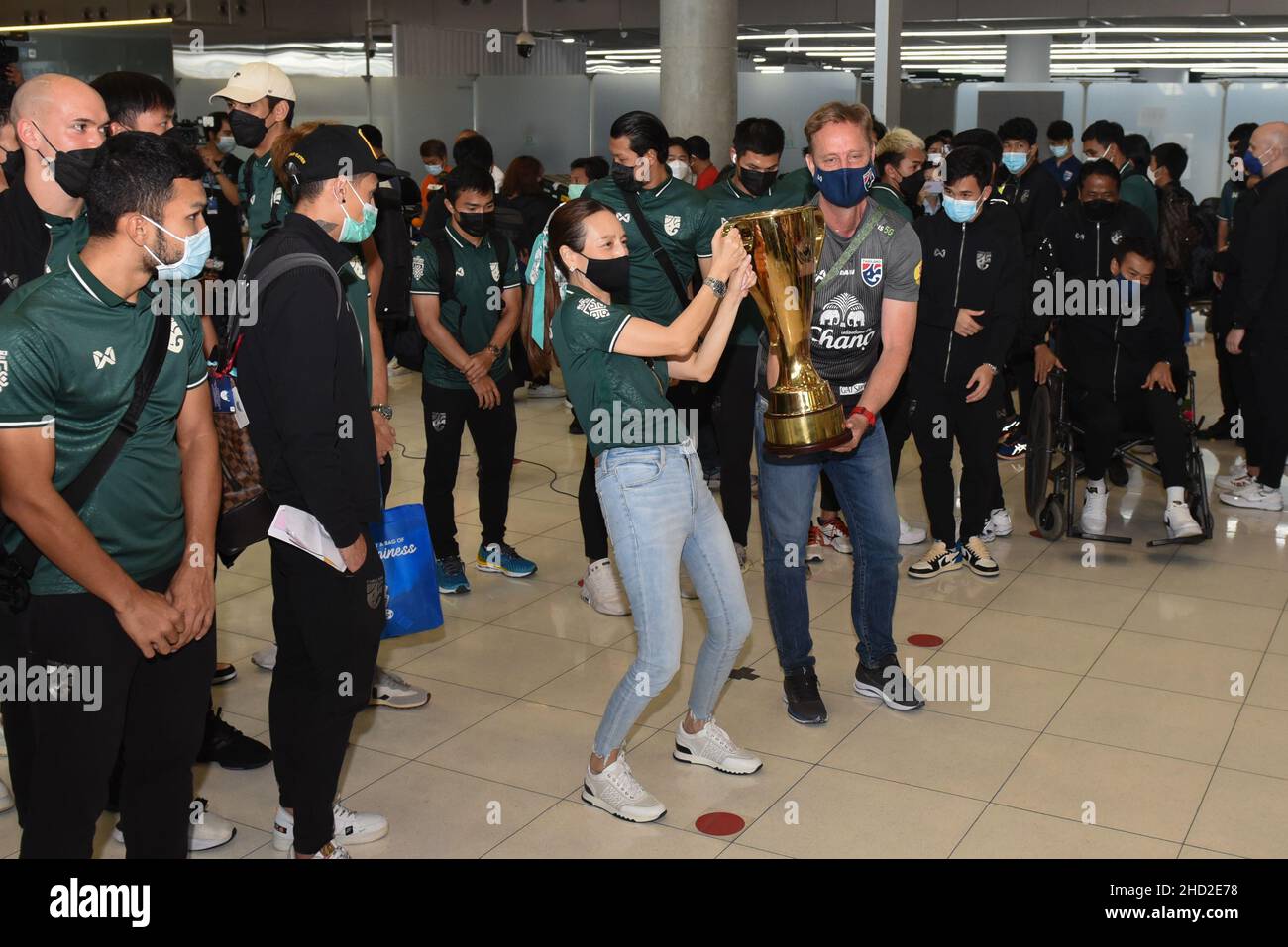 Nualphan Lamsam "Madame Pang" manager of Thailand national football ...
