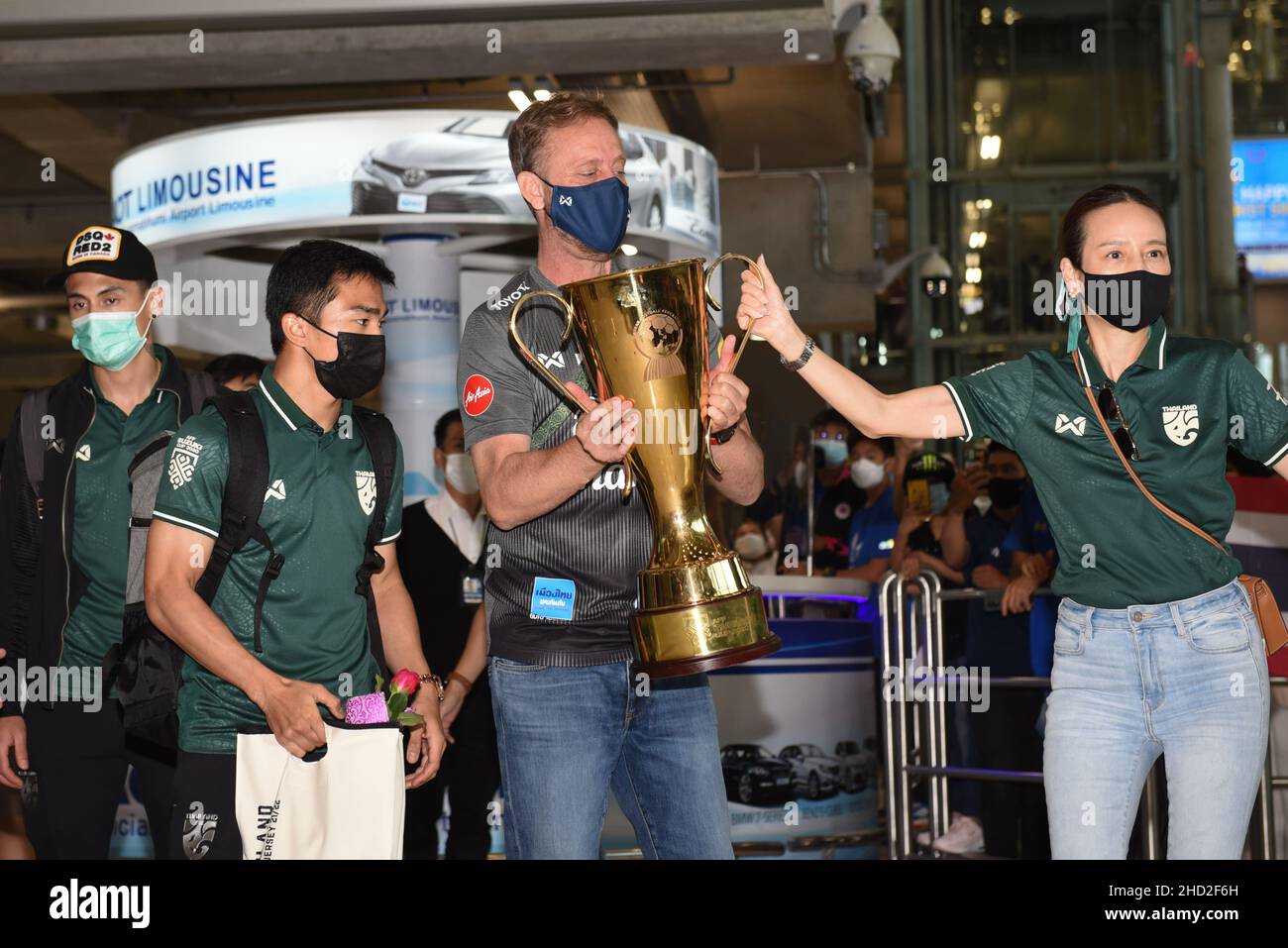 Samut Prakan Province, Thailand. 2nd Jan, 2022. Nualphan Lamsam ...