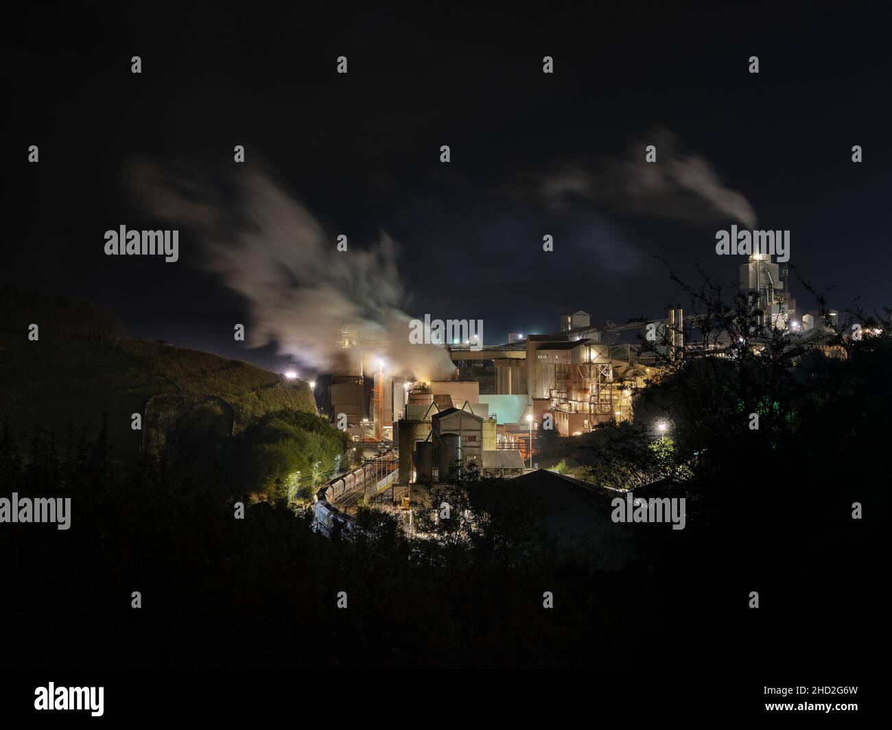 Tarmac's Buxton Cement works, Tunstead Stock Photo - Alamy