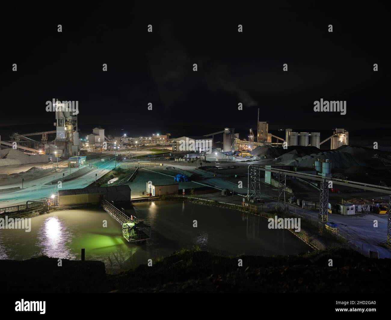 Tarmac's Buxton Cement works, Tunstead Stock Photo - Alamy