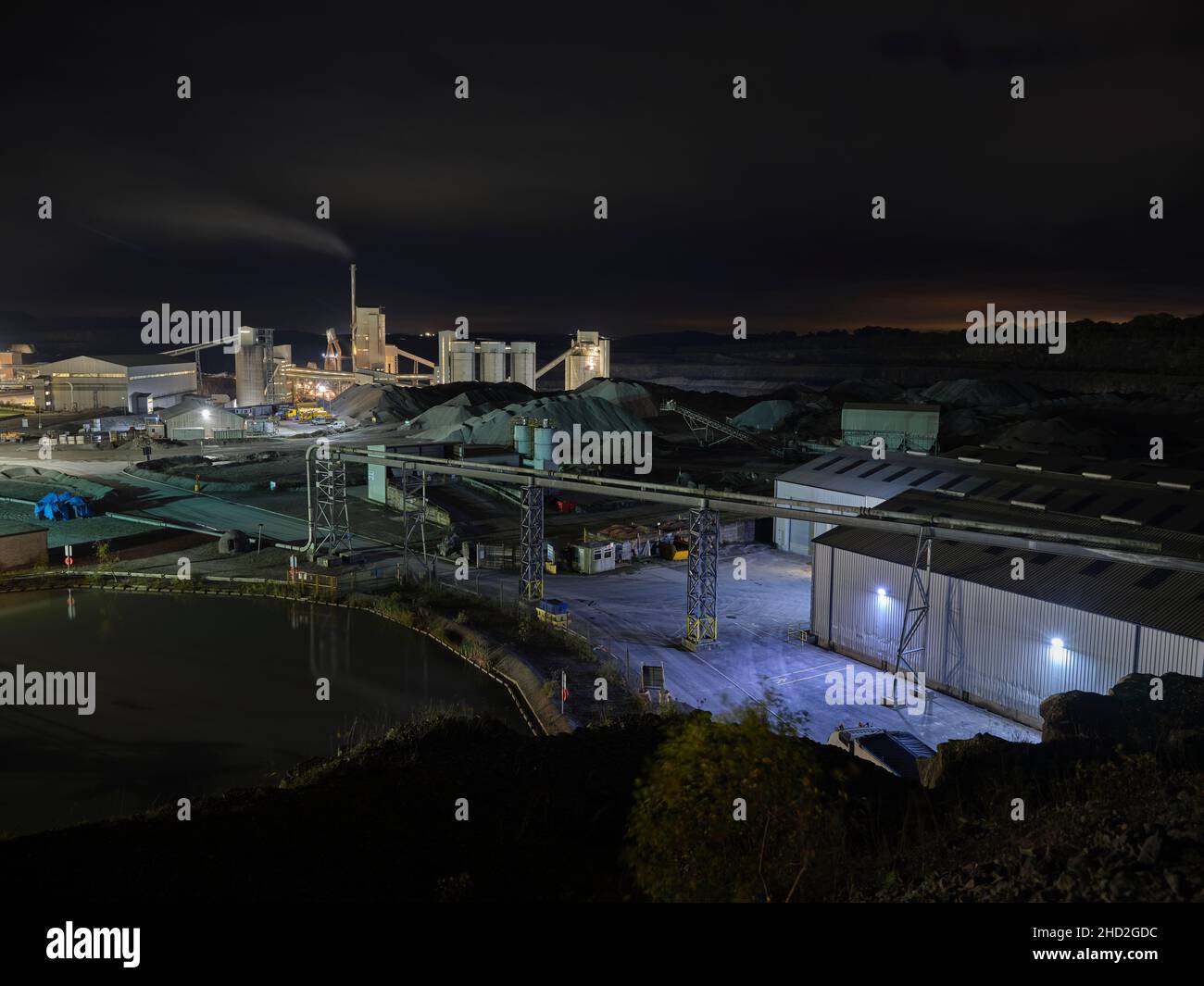 Tarmac's Buxton Cement works, Tunstead Stock Photo - Alamy