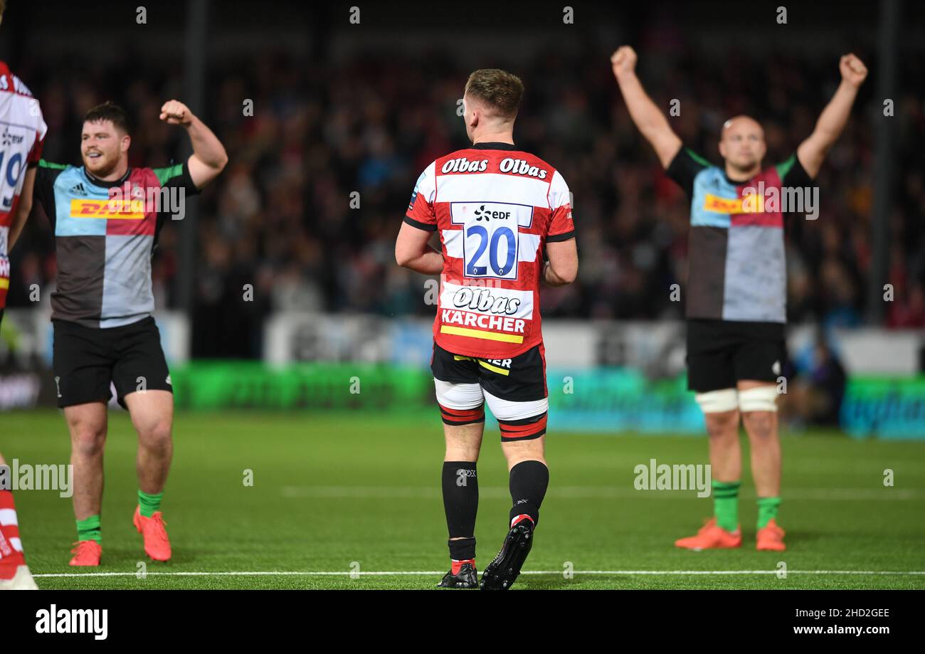 Kingsholm Stadium, Gloucester, UK. 2nd Jan, 2022. Gallaher Premiership ...