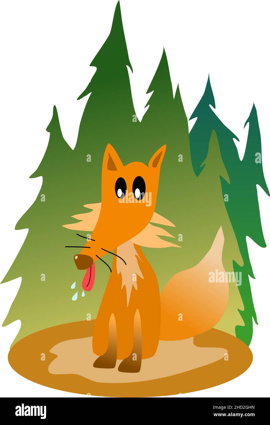 Image of a fow in the woods Stock Photo - Alamy