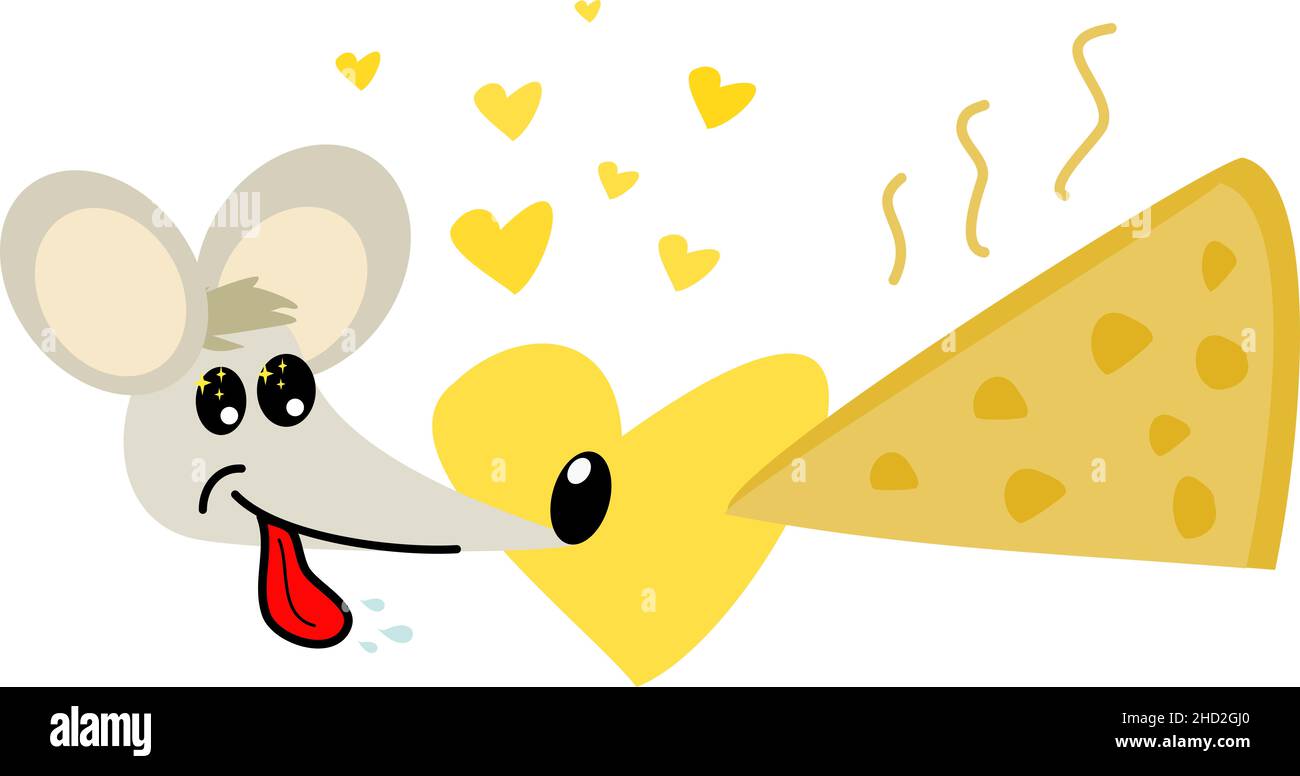 Rat eat cheese drawing hi-res stock photography and images - Alamy