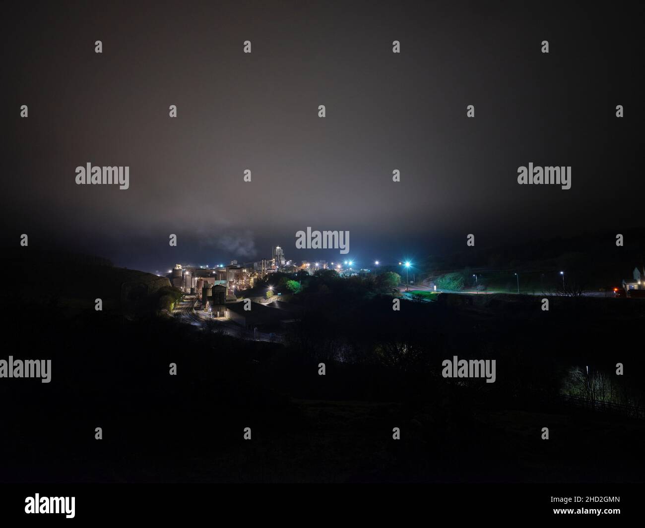 Tarmac's Buxton Cement works, Tunstead Stock Photo - Alamy