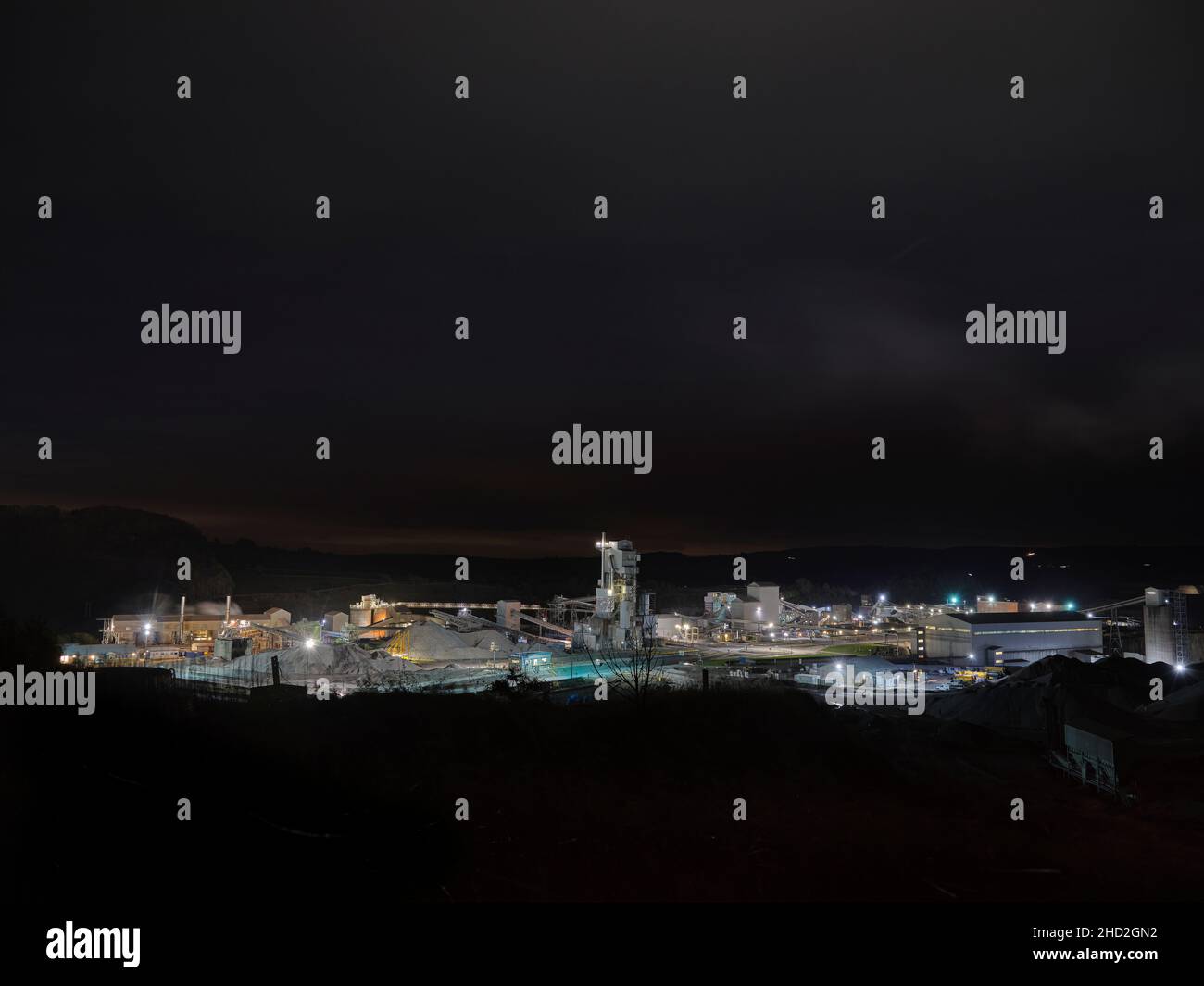 Tarmac's Buxton Cement works, Tunstead Stock Photo - Alamy