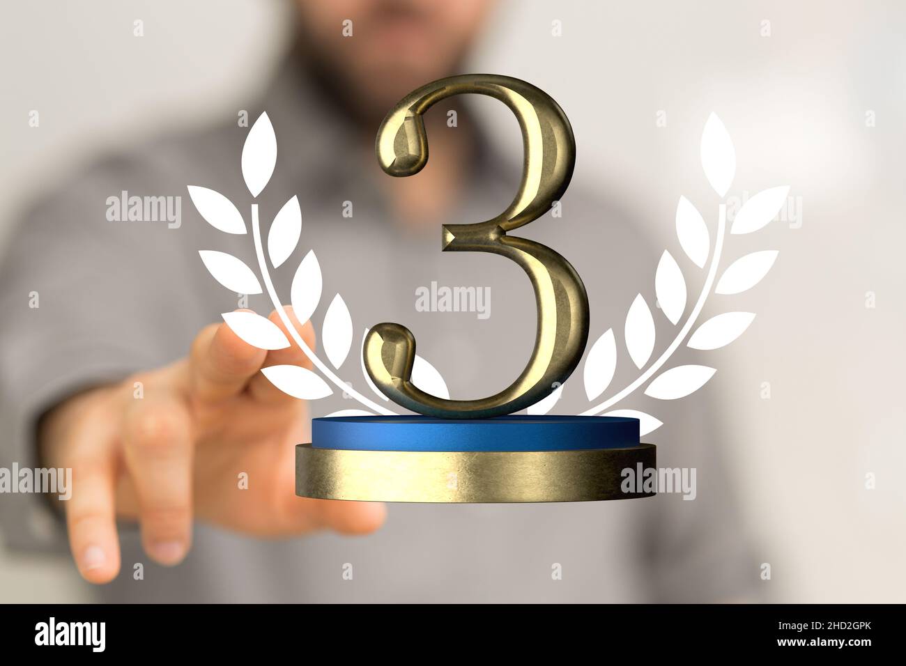 Award 3d hi-res stock photography and images - Alamy