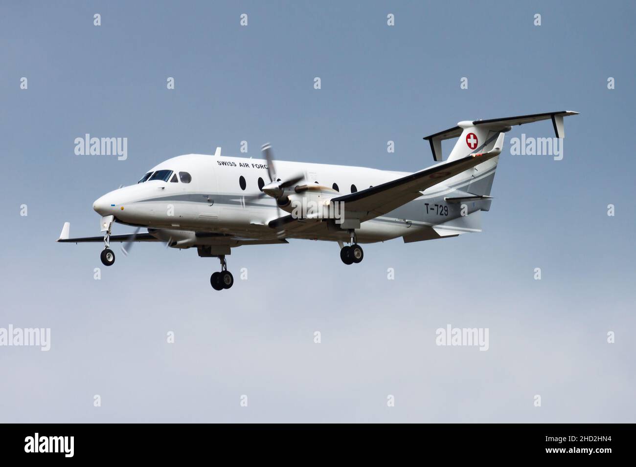 Radom, Poland - August 22, 2013: Military transport plane at air base ...