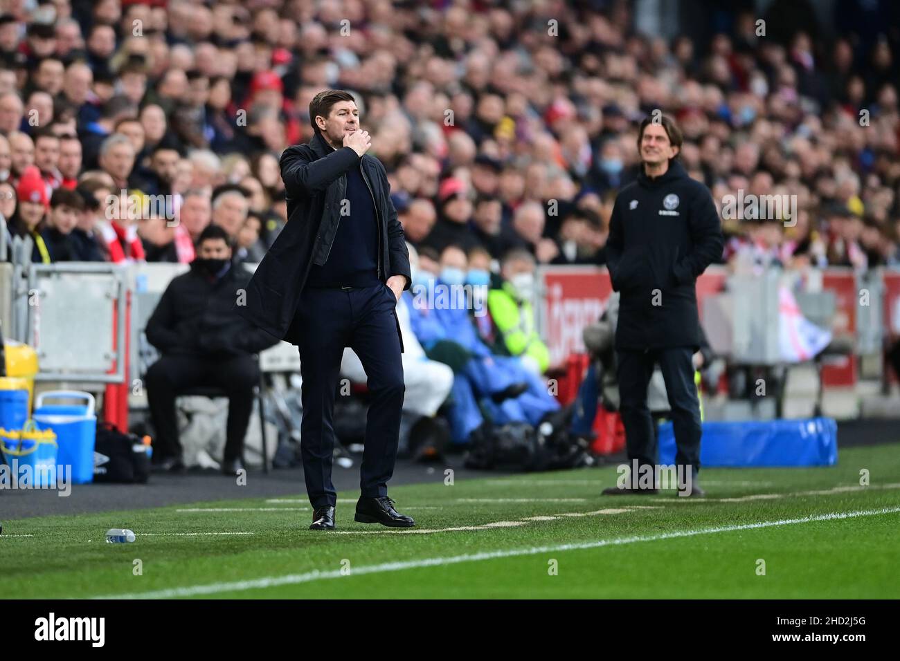 Steven Gerrard manager of Aston Villa Stock Photo - Alamy