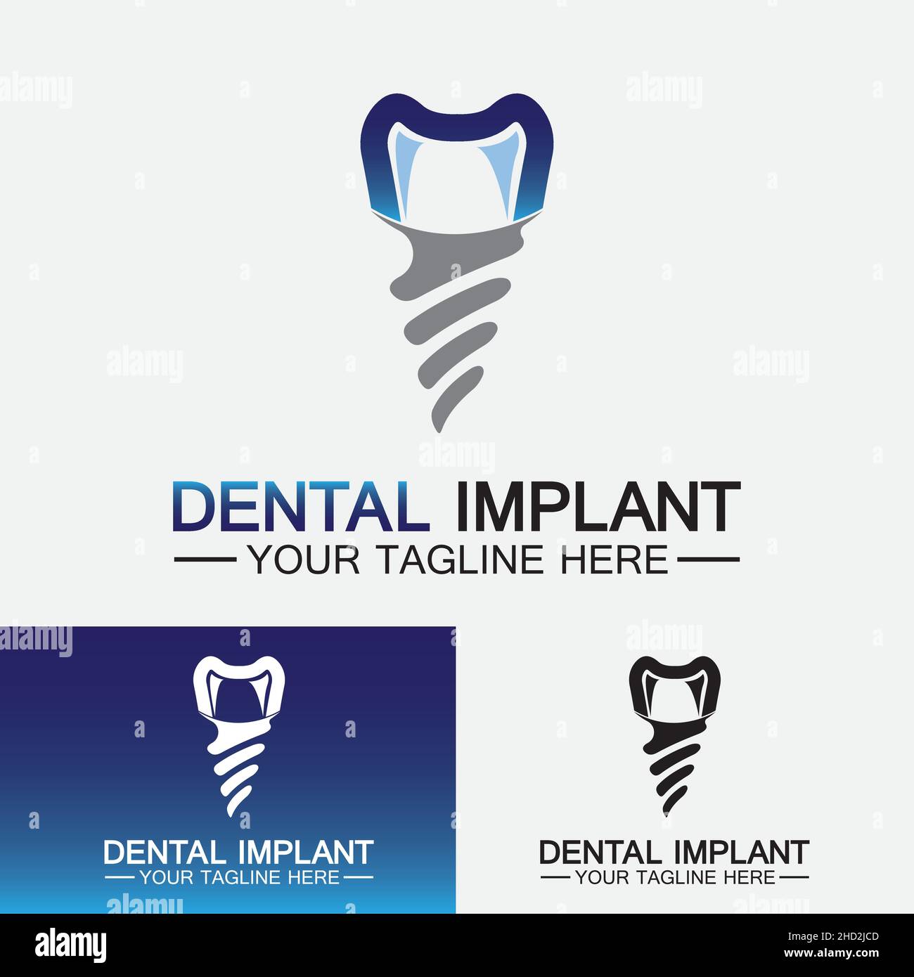Dental Implant Logo Design