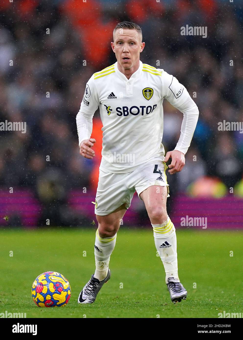 Leeds United's Adam Forshaw during the Premier League match at Elland Road, Leeds. Picture date ...