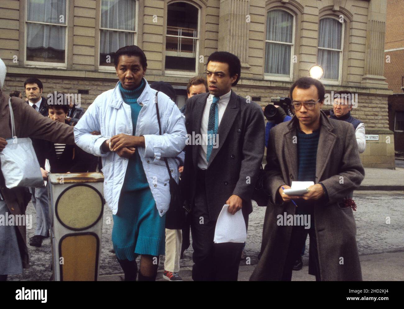 Paul Boateng with Esther McCurbin the mother of Clinton McCurbin. Her ...