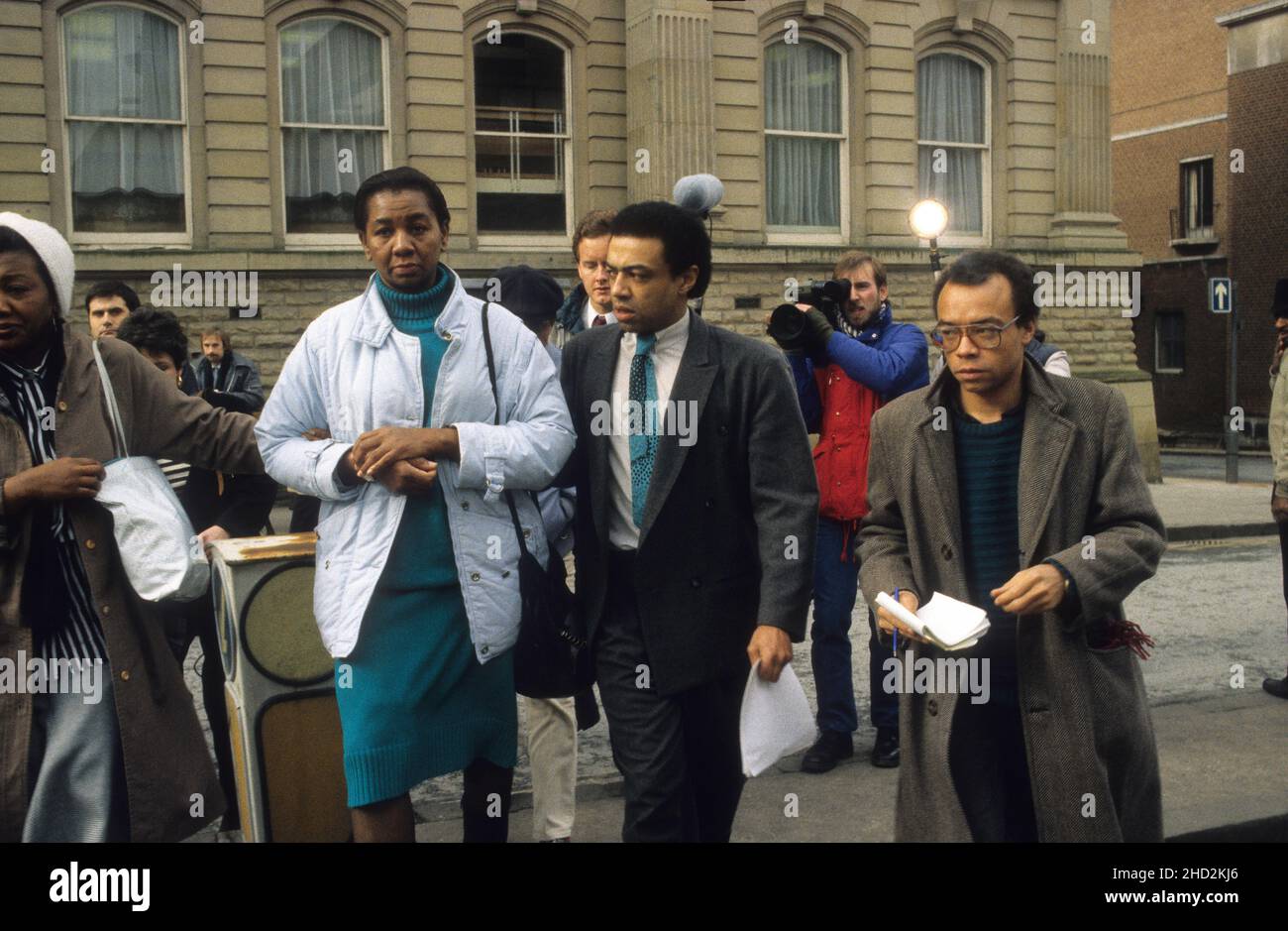 Paul Boateng with Esther McCurbin the mother of Clinton McCurbin. Her ...
