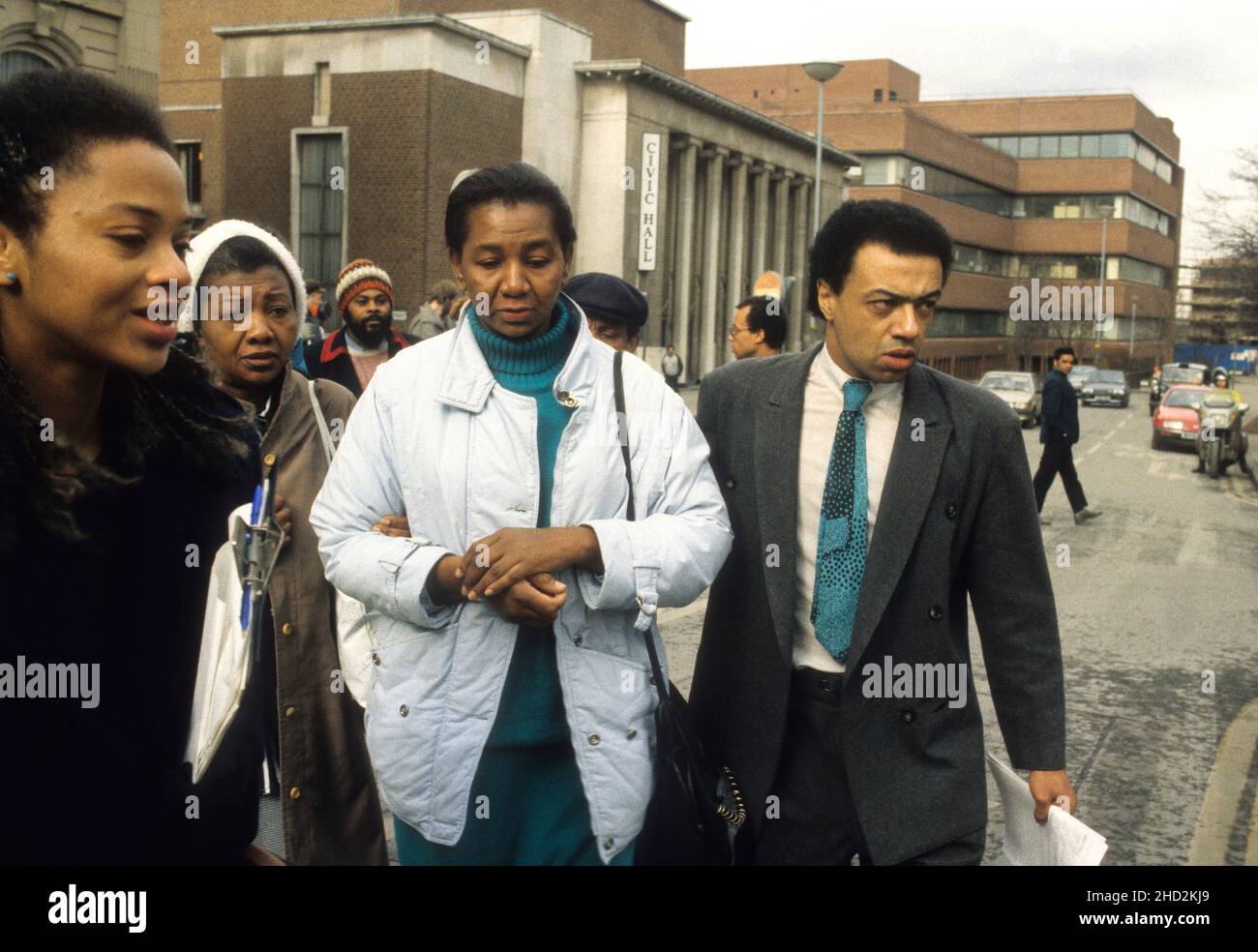 Paul Boateng with Esther McCurbin the mother of Clinton McCurbin. Her ...